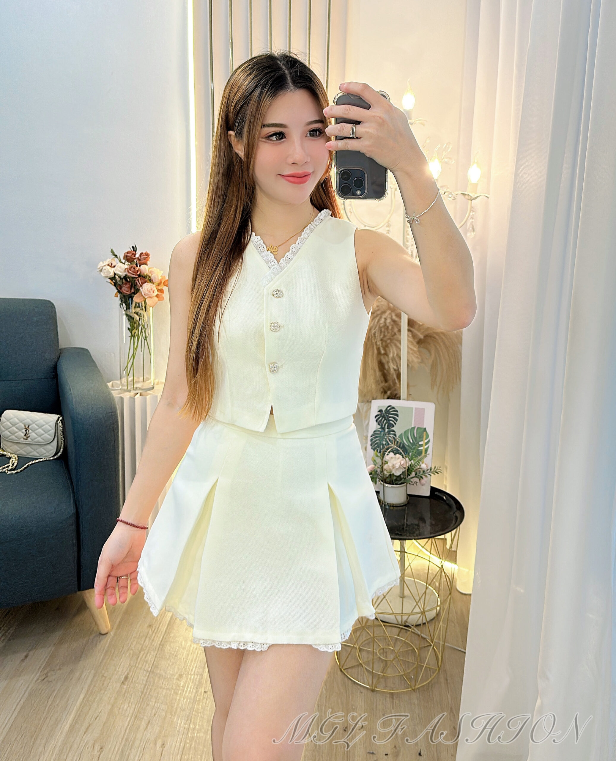 超值大促销Rm109 Now Rm79 SML PoshCode气质唯美名媛小香通花蕾丝套装 21641 – Welcome to MGL ...