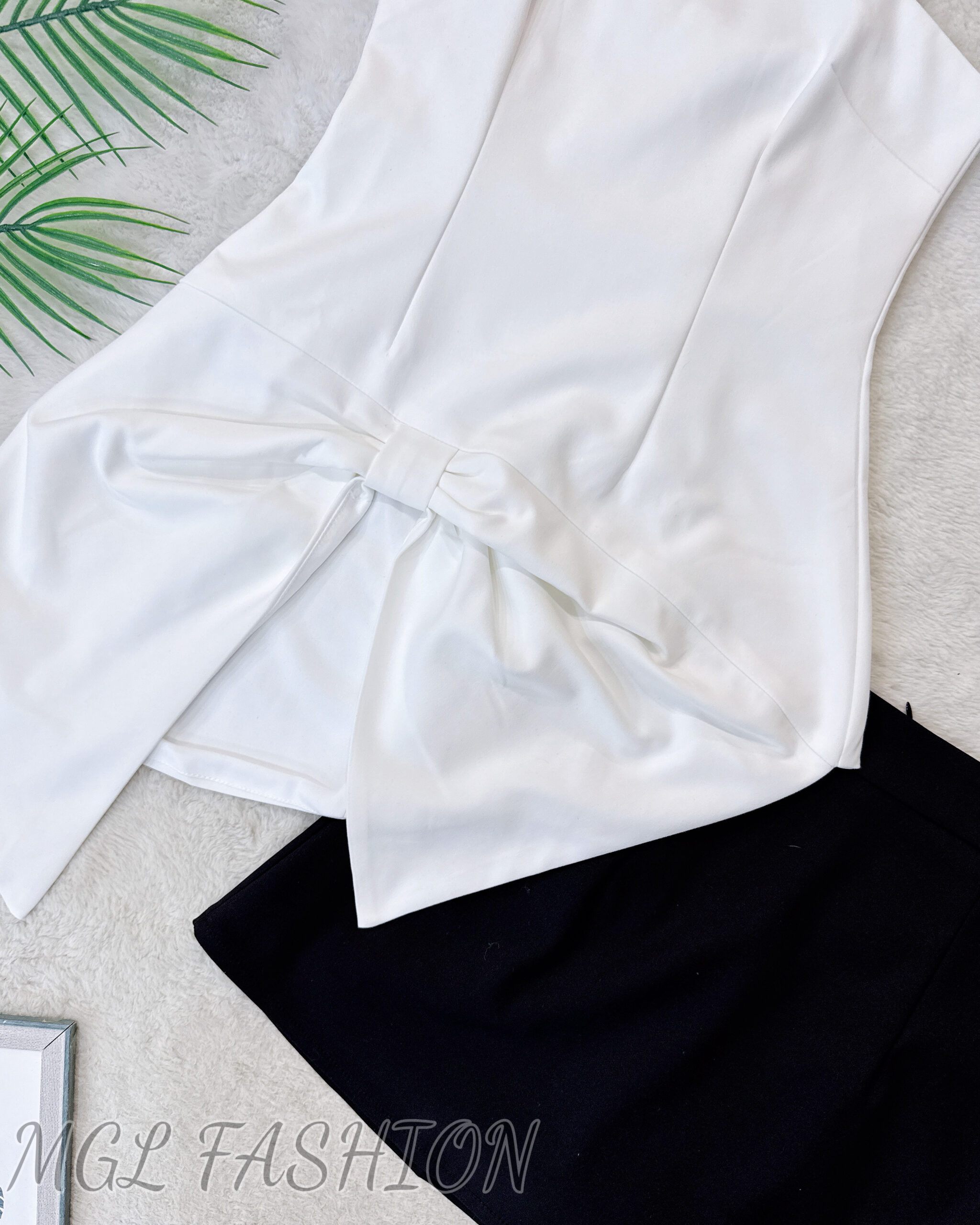 超值大促销Rm115 Now Rm89 PoshCode高端蝴蝶结设计长版上衣套装 21634 – Welcome to MGL Fashions