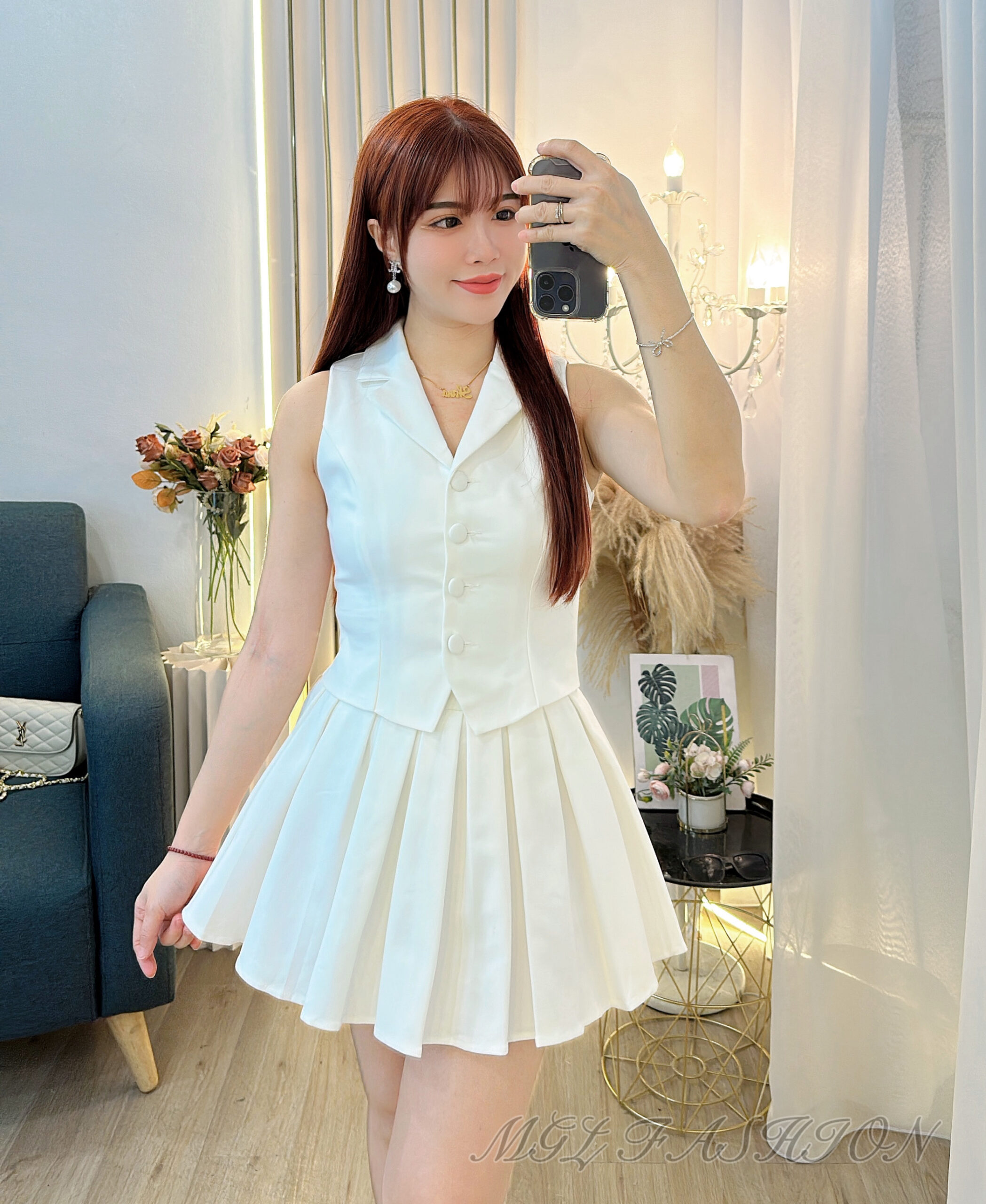 绝美新款上架 Rm109-Rm3=Rm106 SML PoshCode高质量气质百搭百褶裙时装上衣套装 21661 – Welcome to ...