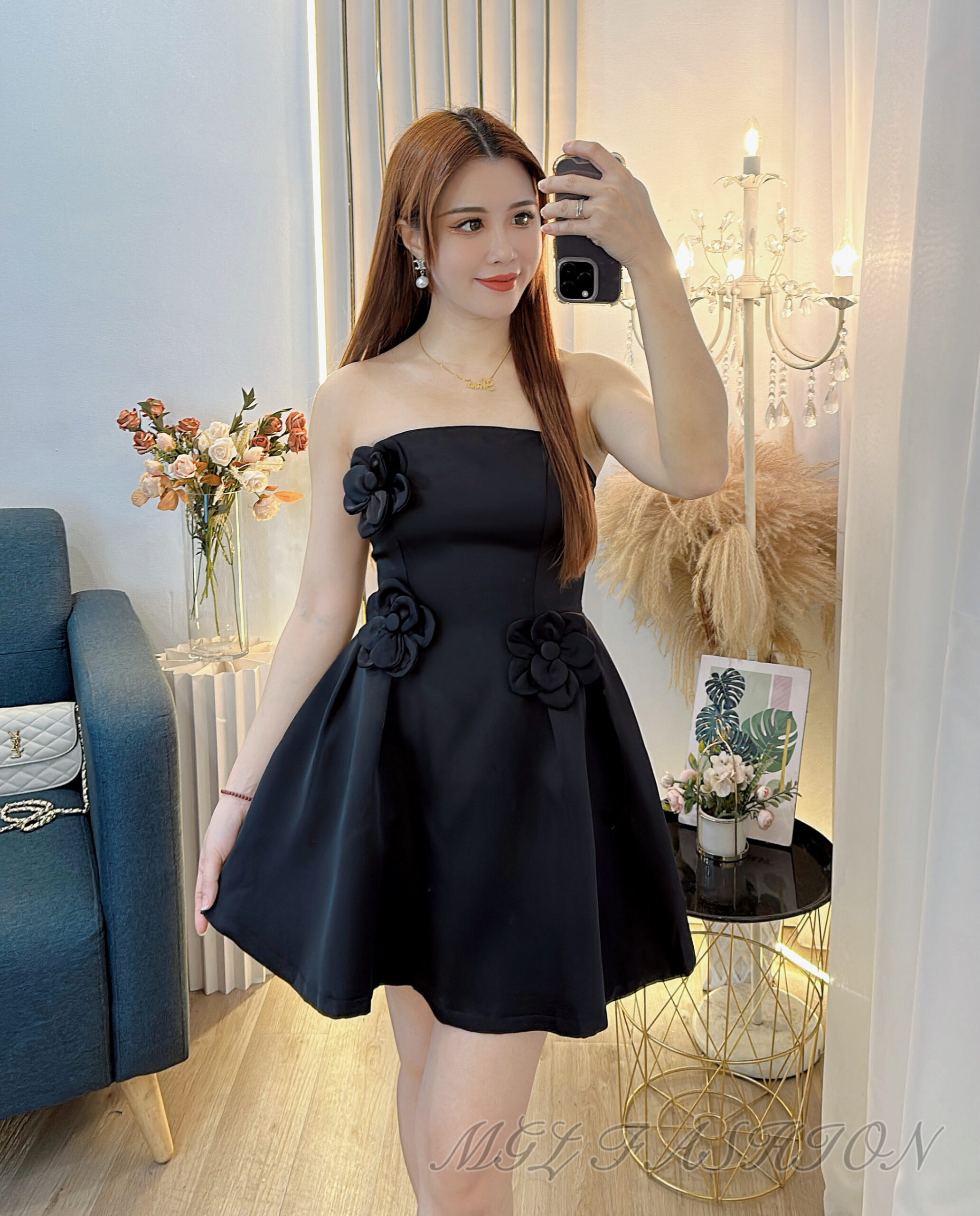 超值大促销Rm109 Now Rm69 PoshCode气质名媛风立体花朵设计珠光绸缎露肩晚装礼服套装 81587 – Welcome to ...