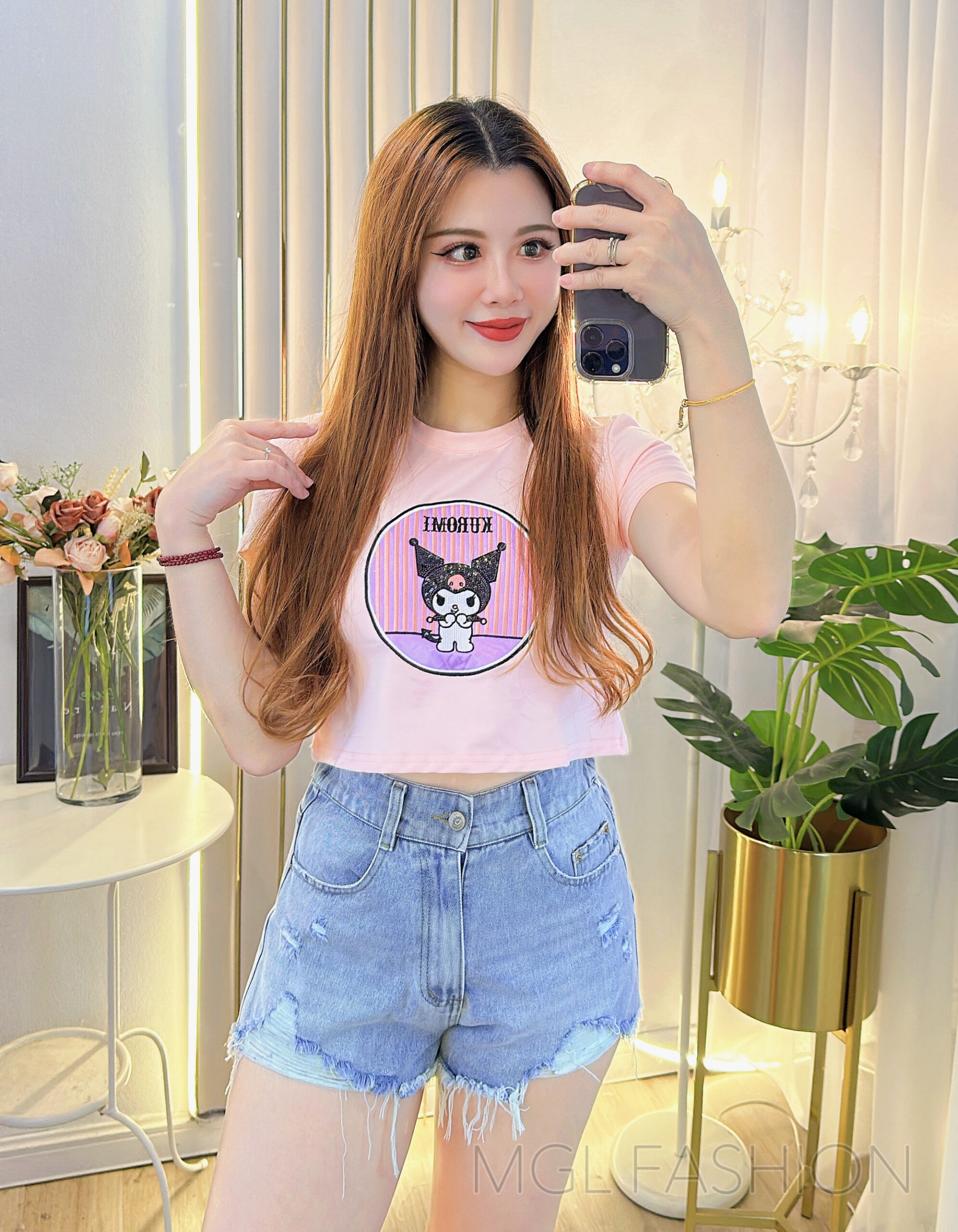 KUROMI Tee Rm42-Rm3=Rm39 XSSML Reiss独家时尚Kuromi刺绣卫衣Tee M1686 – Welcome to MGL Fashions